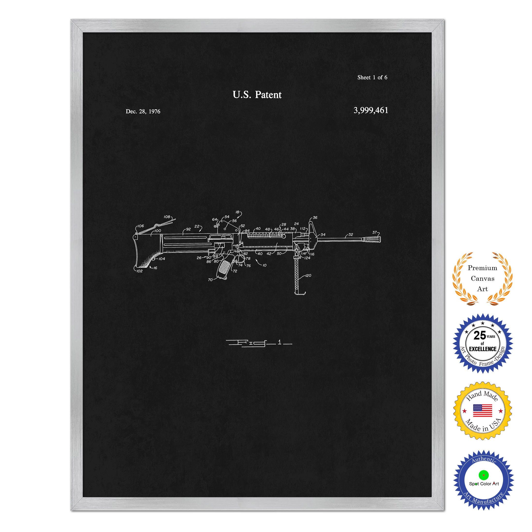 1976 Modular lightweight squad automatic weapon system Vintage Patent ...